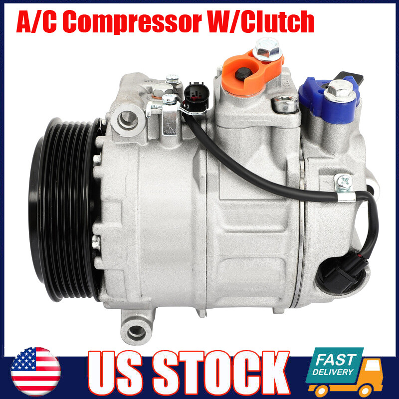 A/C AC Compressor W/Clutch For Mercedes-Benz CLS550 GL550 ML550 S500 ...