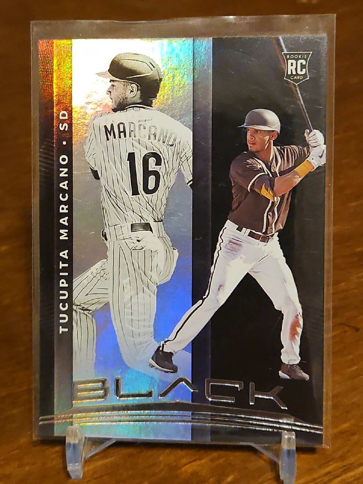 2021 Panini Chronicles #8 Tucupita Marcano San Diego Rookie Card Black ...