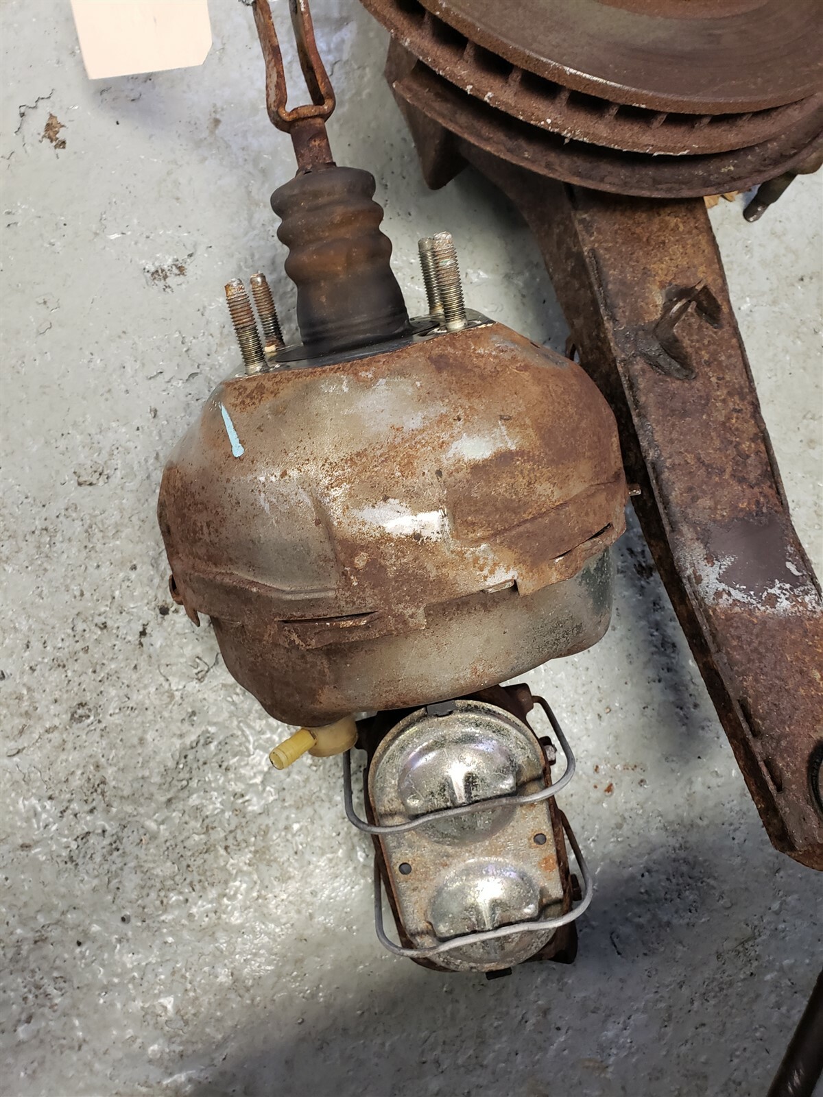 1982 Corvette C3 Power Brake Booster and Master Cylinder USED CORE ONLY ...