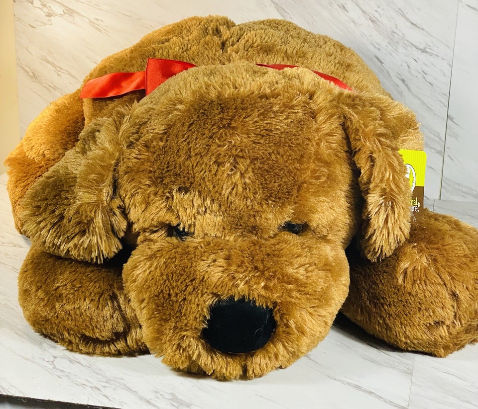 Animal Adventure Plush Giant Dog Brown Puppy 2017 Stuffed animal Toy 31 ...