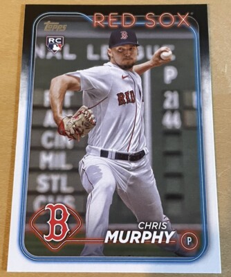 2024 Topps Series 1 Rookie Baseball Card Chris Murphy #73 Boston Red ...