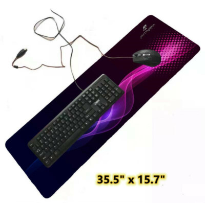 New Large Mouse Pad Extended Gaming XXL 900x400mm Big Size Desk Mat | eBay