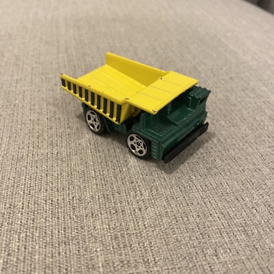 Vintage 1989 Matchbox Dump Truck No.9 green And Yellow 1:140 | eBay