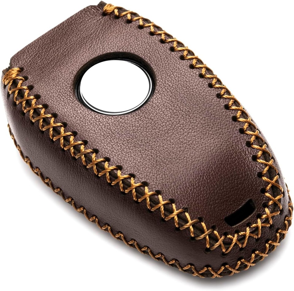 Genuine Leather Smart Key Fob Case Protector Compatible for Giulia ...