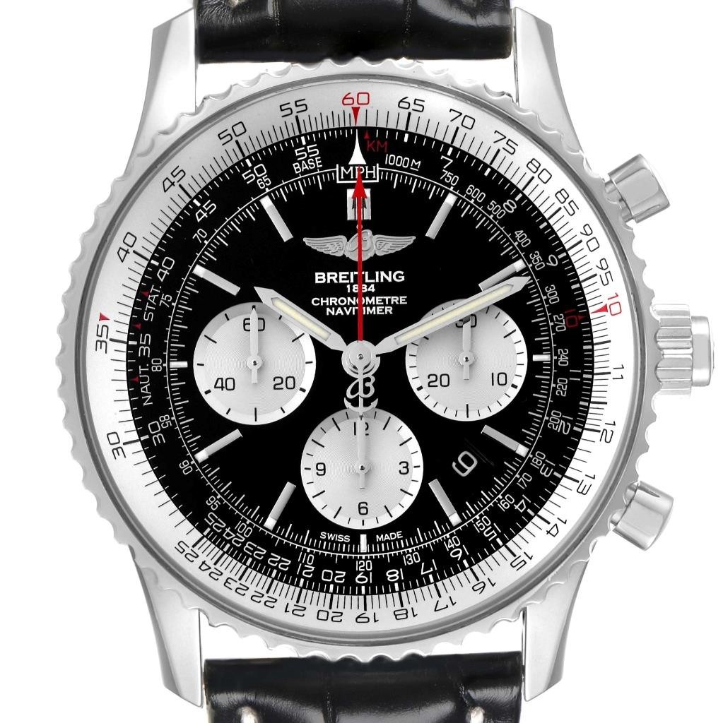 Breitling Navitimer Rattrapante Chronograph Steel Men… - Gem