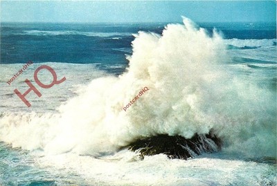 Picture Postcard>>The Cornish Seas, Rough Seas | eBay