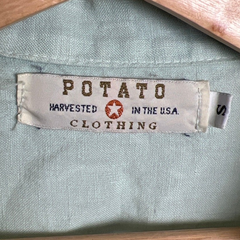 Vintage Potato Clothing Floral Women's Button Up Size Small | eBay