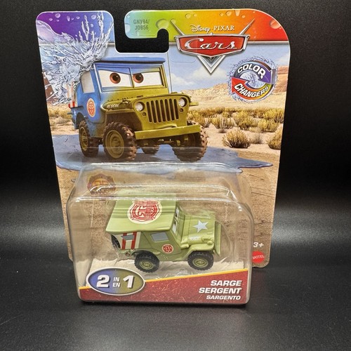 Disney Pixar Cars Race & Rescue Sarge Color Changers. Combine Ship | eBay