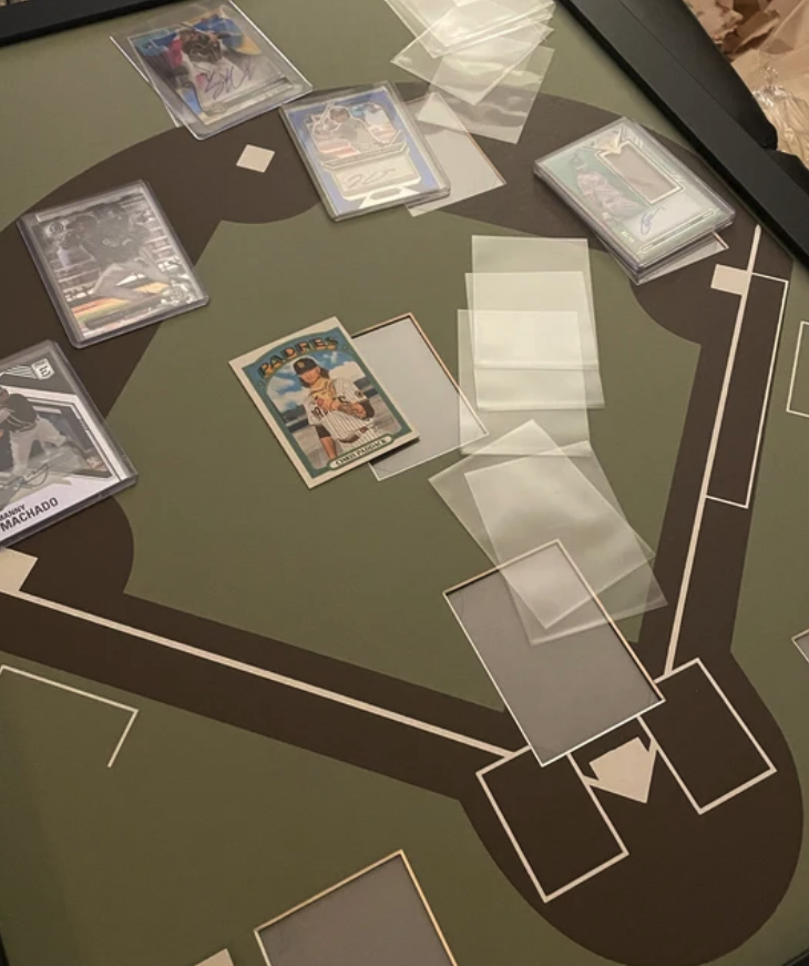 Baseball Display Board: Trading Card Sports Field Frame 22x28 | eBay