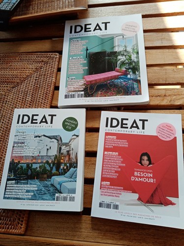 2020/2021 Lot 3 magazines IDEAT-Contemporary Life-design/lifestyle ...
