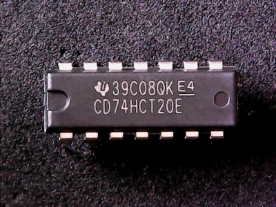 CD74HCT20E - Texas Instruments High-Speed Dual 4-Input NAND 74HCT20 ...