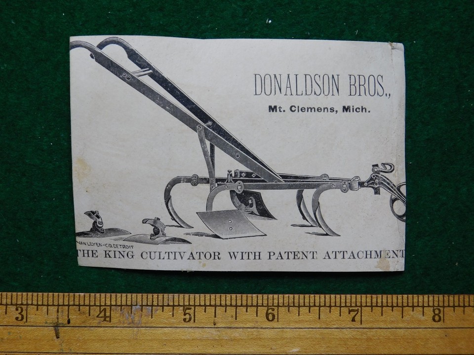 1870s-80s U.P.R.R. Train In Weber Canyon, Colorado King Cultivator Card ...