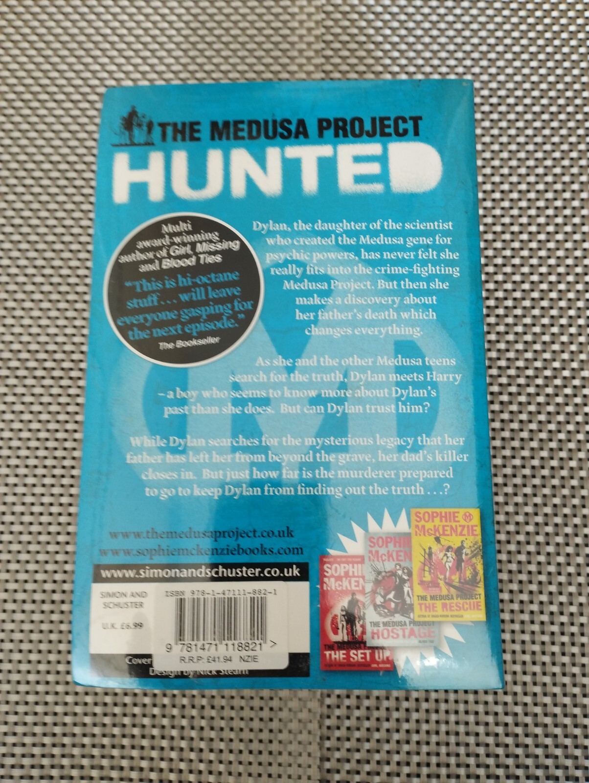 The Medusa Project Collection 6 Books Paperback 94 Sophie McKenzie N ...