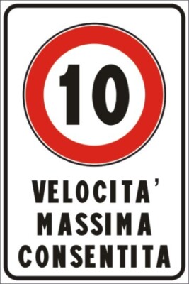 CARTELLO CARTELLI TARGHE TARGA TABELLA FOREX 3mm velocità massima ...