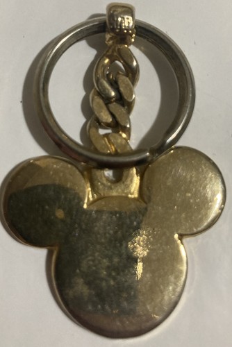 DISNEYLAND MICKEY MOUSE EARS GOLD TONE FOB KEY CHAIN | eBay