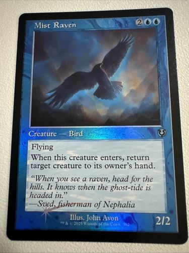 Mist Raven Retro Frame (NM Foil) INR-0362 Uncommon MTG | eBay