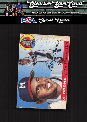 1955 Topps 149 Ray Crone Auto Trimmed | eBay
