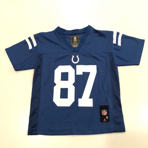 Indianappolis Colts NFL Team Apparel Jersey Wayne #87 Size Kids Small ...