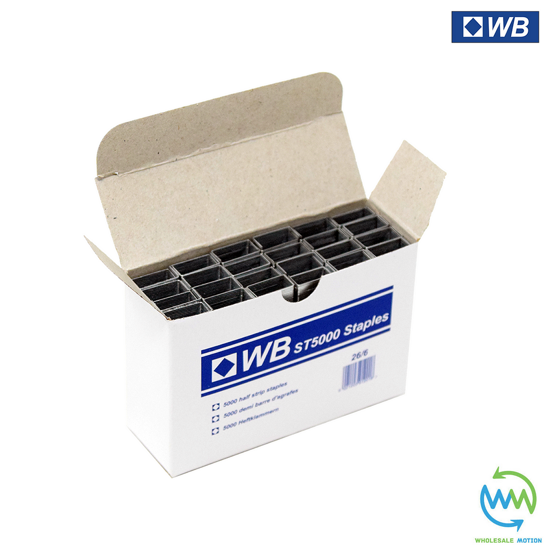 26/6 STAPLES Standard Size SCHOOL Home OFFICE Warehouse WB HIGH QUALITY ...