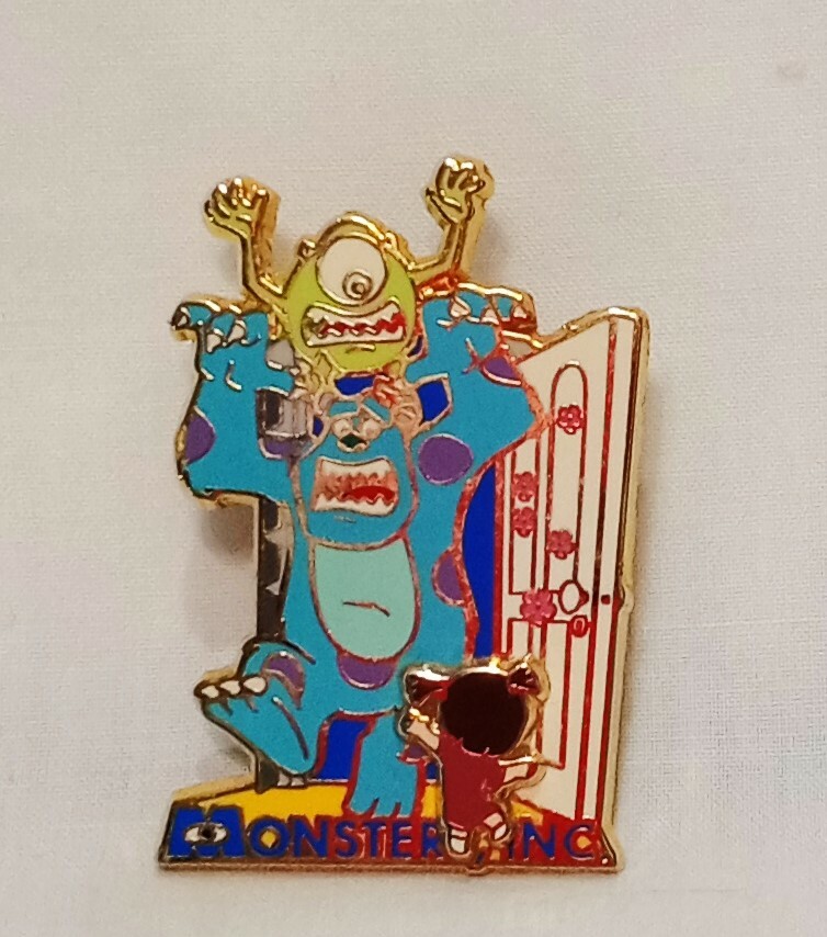 Monsters Inc Sulley Mike Boo Door Pin Disney Pixar 1.… - Gem