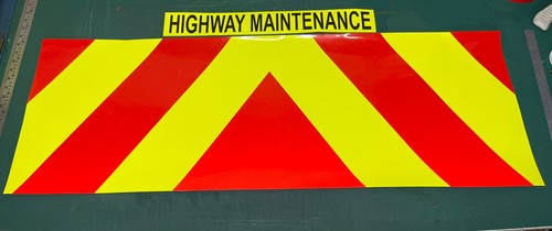 Chapter 8 Chevron Kit FREE Highway Maintenance Self Adhesive Sticker ...