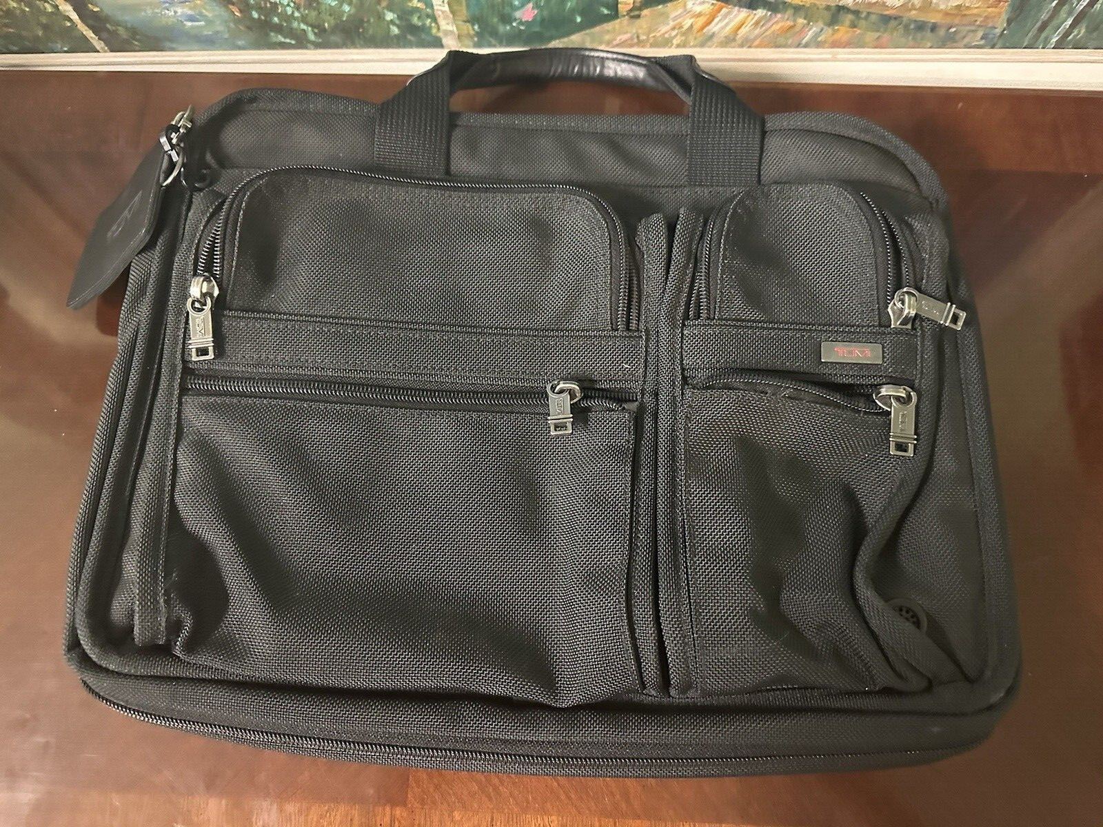 TUMI ALPHA EXPANDABLE ORGANIZER BRIEFCASE BALLISTIC N… - Gem