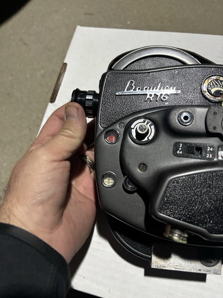 Beaulieu R16 16mm Movie Camera Body With Lens! Untested It For Parts ...