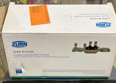 Zurn Double Check Backflow Preventer 612052087191| eBay