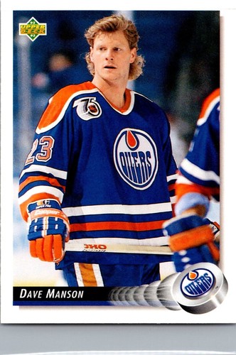 1992-93 Upper Deck Hockey - #84 Dave Manson | eBay