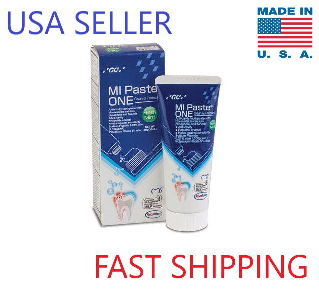 GC America MI Paste ONE Clean & Protect Toothpaste - FRESH MINT 46g | eBay