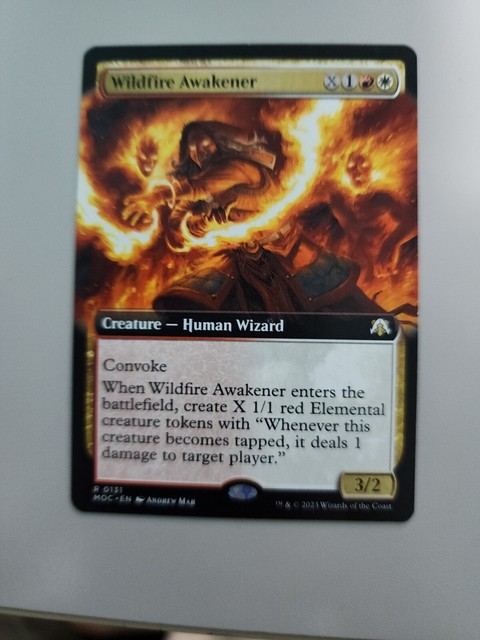 MTG Wildfire Awakener March of the Machine Commander 131 Regular Rare ...