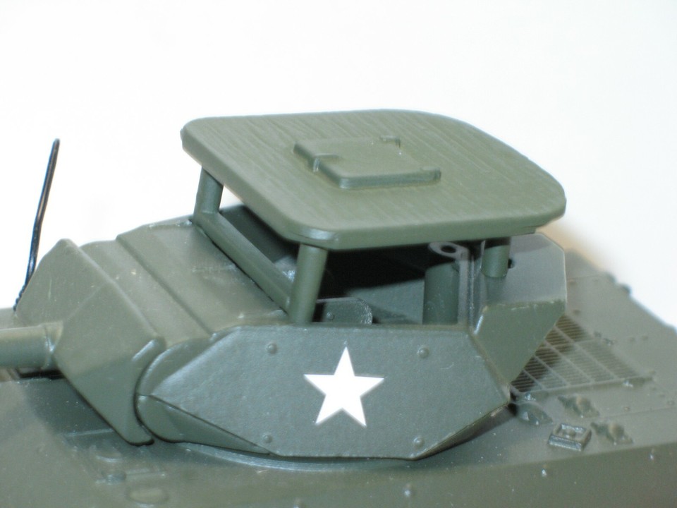 SOLIDO, KHAKI METAL Armored Roof For M10 Military Destroyer Tank USA ...