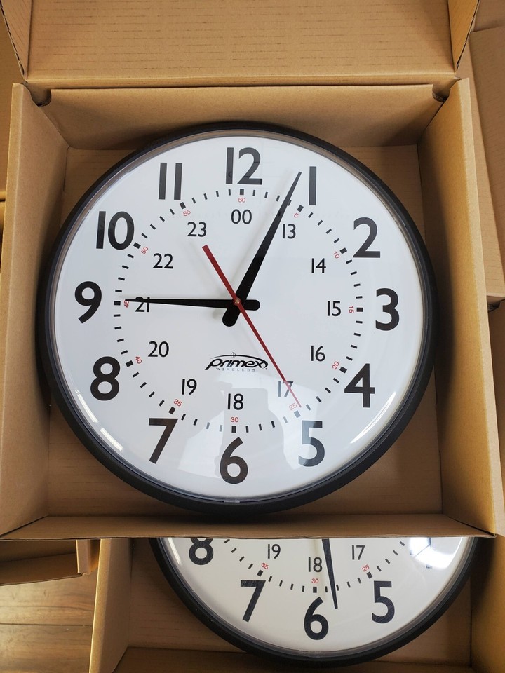 Primex Wireless Wall Clocks W/out Transmitter x 5 Units C1005X155-9 | eBay