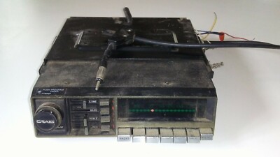 Craig Powerplay S-280 8 Track Player Radio Car ((Untested, As Is)) | eBay