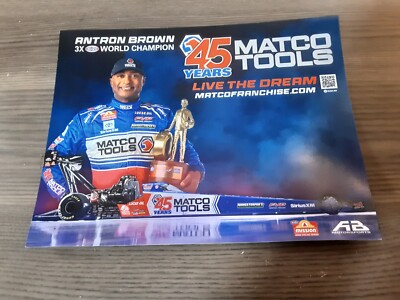 2024 NHRA US Nationals Antron Brown Matco Tools Top Fuel Hero Card | eBay