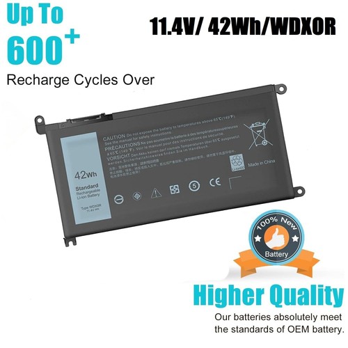 42WH WDXOR FC92N Replacement Battery For Dell Inspiron 13 7378 13 5000 ...