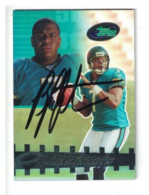 BYRON LEFTWICH AUTOGRAPHED 2003 eTOPPS ROOKIE FOOTBALL CARD SIGNED ...