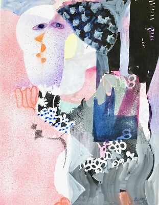 Jacques boéri - Painting Original - Gouache - Composition 2 | eBay