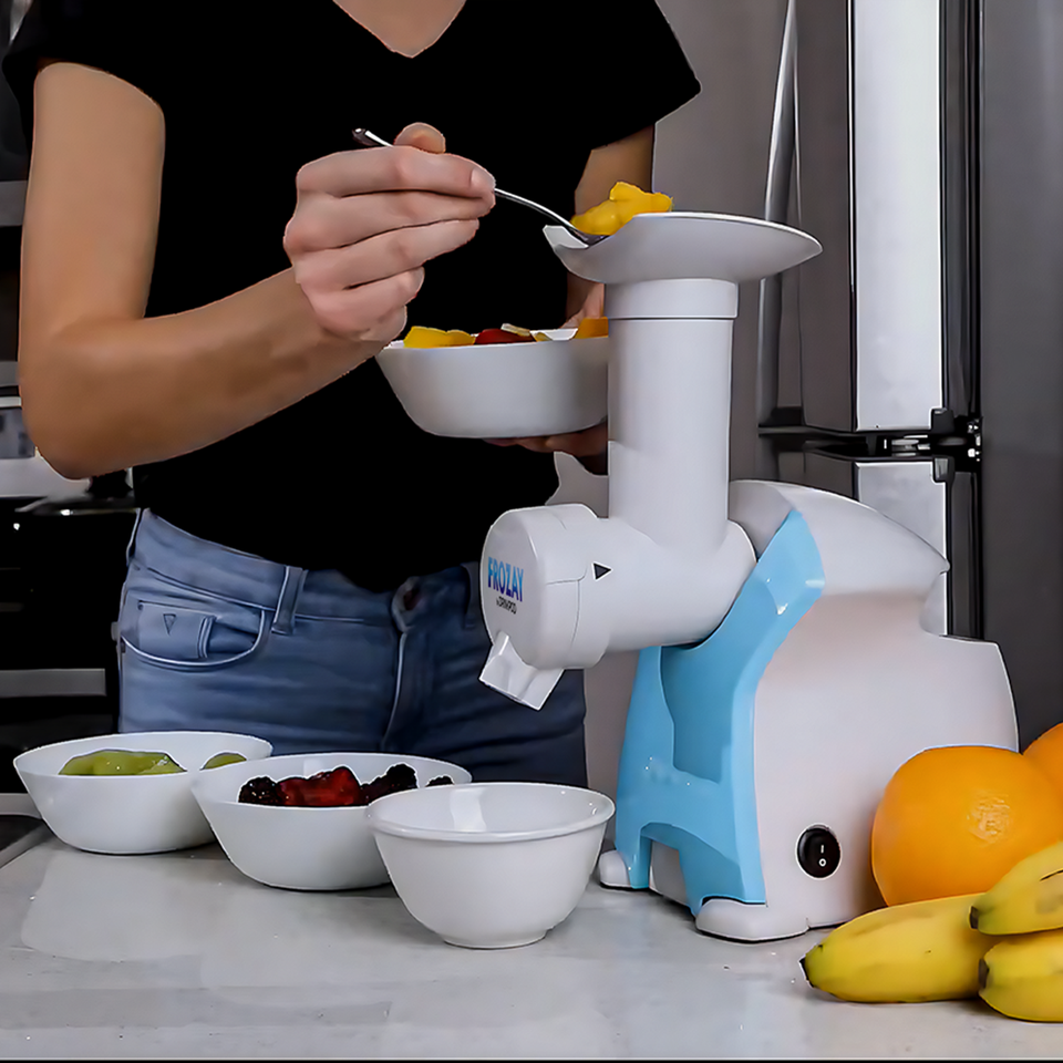 Frozen Fruit Ice Cream Maker, Soft Serve Frozen Yogurt Machine With ...