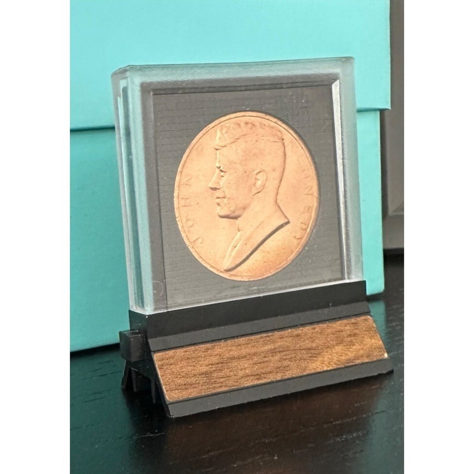 John F Kennedy JFK 1961 Inaugurated Token Medal Commemorative Coin ...