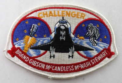 Vintage NASA STS-41B Space Shuttle Challenger 5" In Diameter Patch | eBay