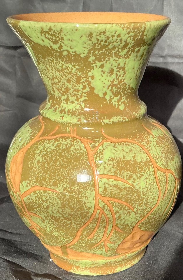 Wassi Jamaica green Botanical Handmade Art Pottery Vase 5.5” -Signed | eBay