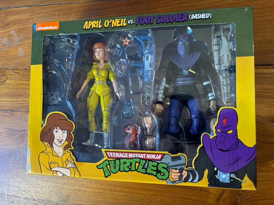 Huge NECA TMNT Cartoon Series Lot First Waves 2-Packs and Deluxe 47 ...