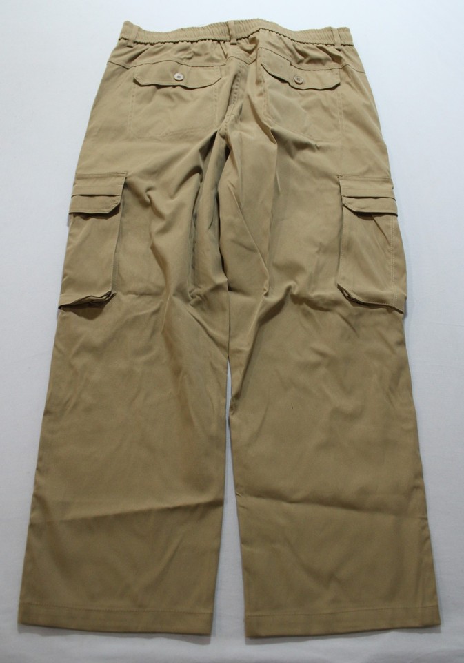 FlexRover Men's Ultra Comfort Flex Fit Cargo Pants NC3 Khaki Size 2XL ...