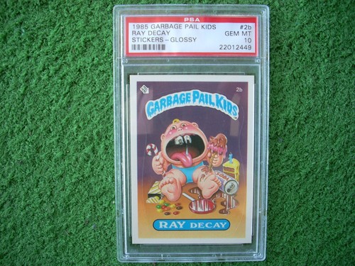 1985 Garbage Pail Kids Stickers Glossy Ray Decay #2b PSA 10 Gem Mint ...