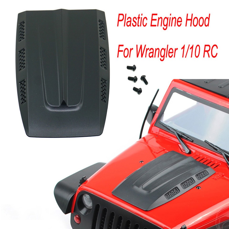 RC Parts or 275mm Body Shell For SCX10 1/10 RC Jee-p Wrangler Engine ...