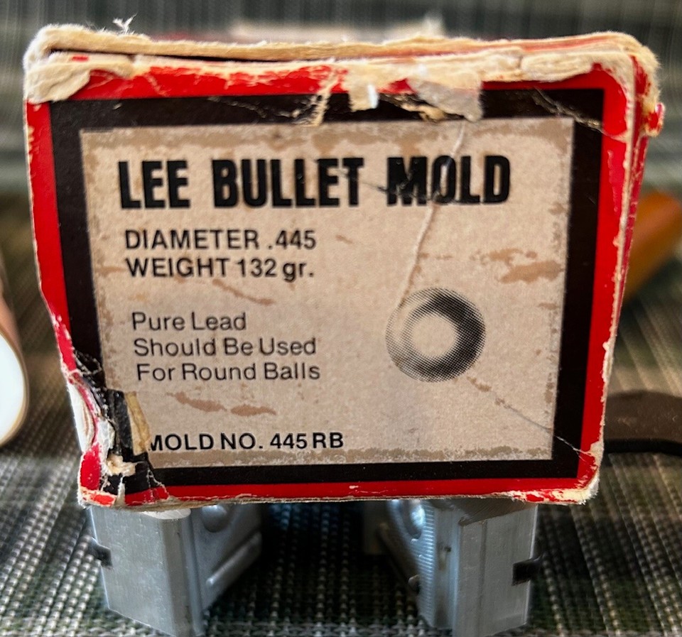 Lee Bullet Mold .445 RB Single CAVITY .445 Cal, 132 Grain Round Ball | eBay