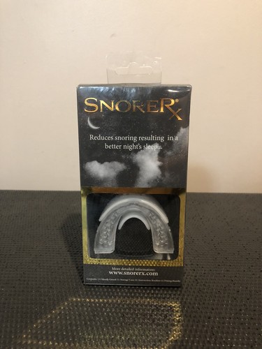 SnoreRX Micro Fit Mouth Guard + Storage Case - Reduces Snoring - Brand ...