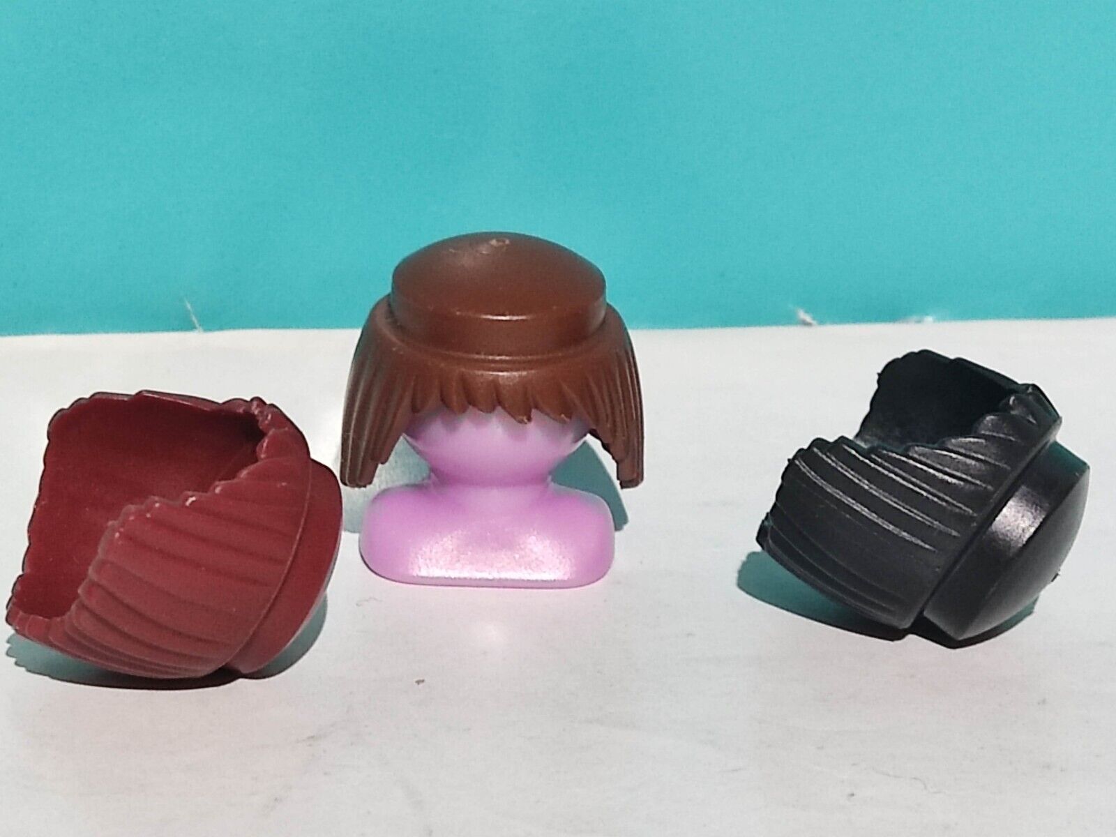 PLAYMOBIL x3 VARIOUS WIGS FARM GAULS MEDIEVAL VIKINGS ROMAN SHEPHERDS ...