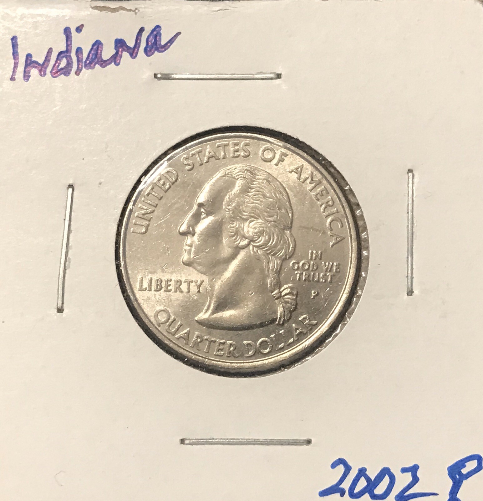 2002 P: Indiana State Quarter circulated # 01294 | eBay